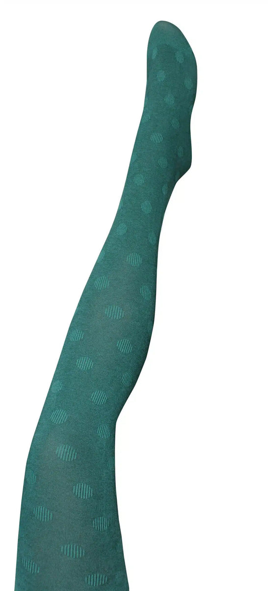 Cirque Teal Cotton Tights – Elise Design