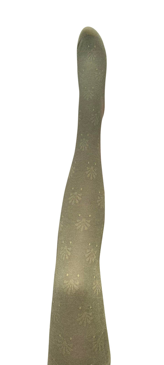 Fleur Khaki Organic Cotton Tights – Elise Design
