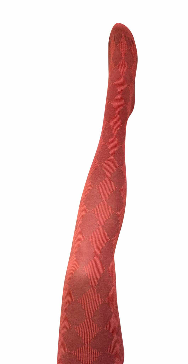 Pine Red Organic Cotton Tights – Elise Design
