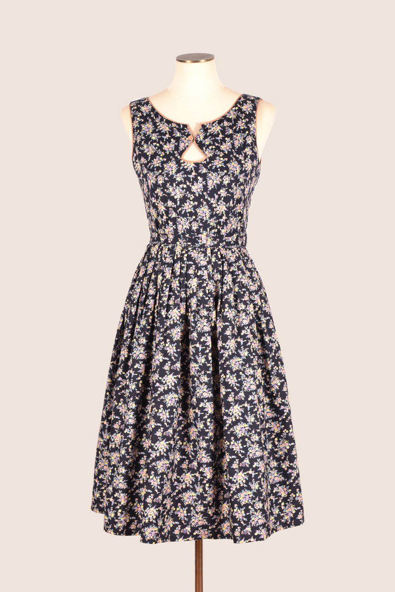 Hana Pink & Yellow Petite Floral Dress – Elise Design